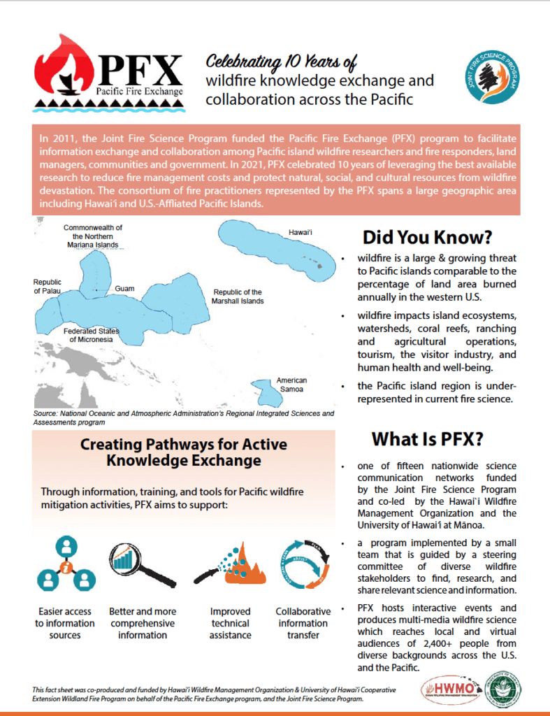More Than A Decade of Serving the Pacific | Pacific Fire Exchange