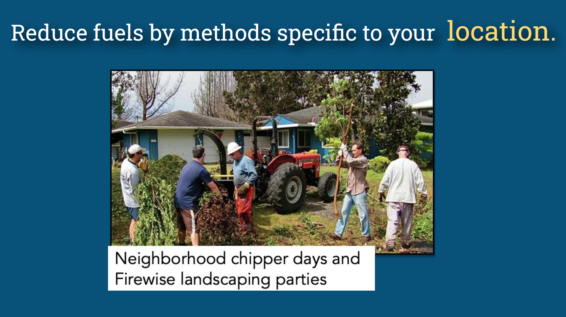 Slide Presentation: Land Stewardship Is Being Wildfire Prepared ...